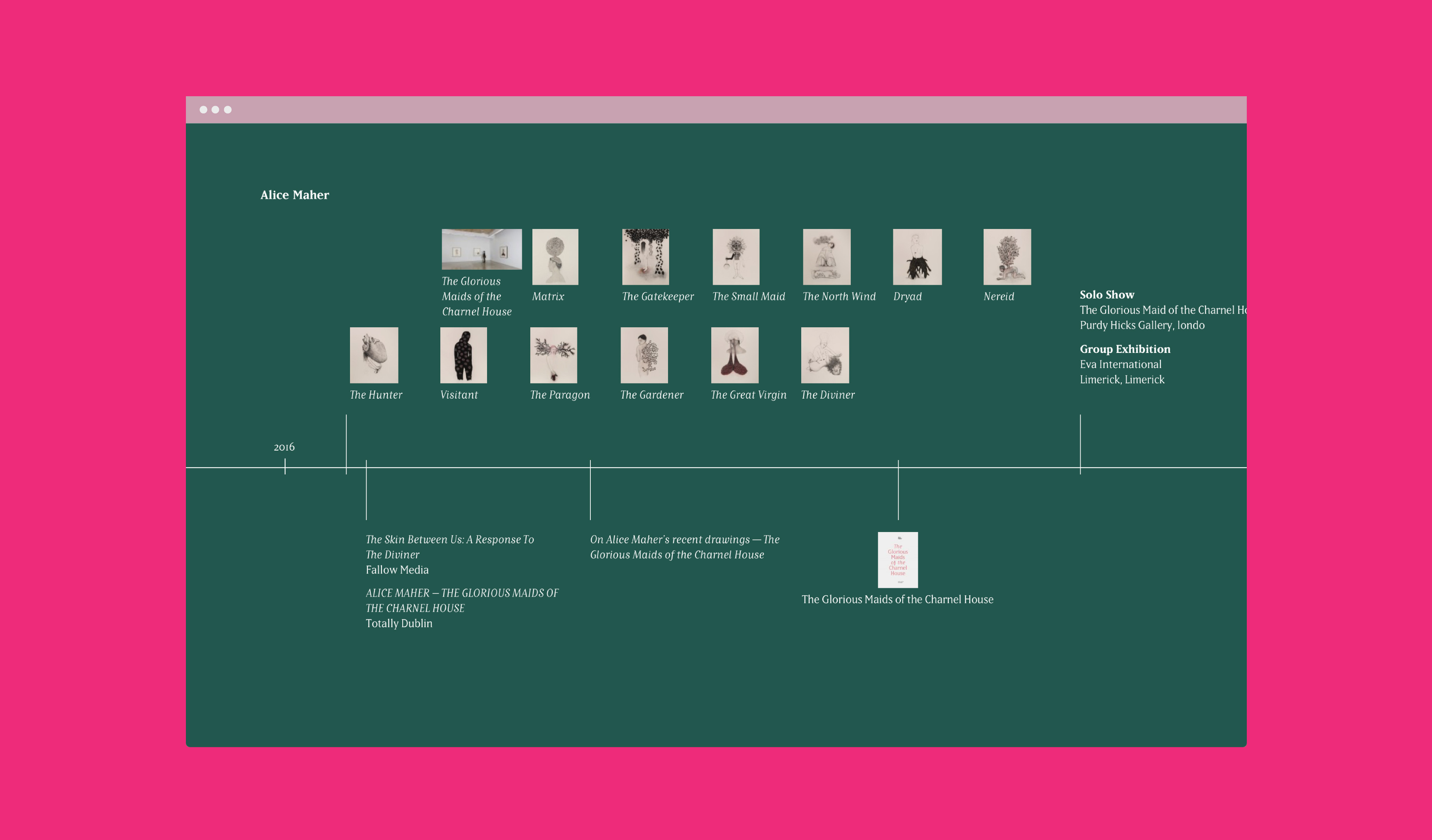 Alice Maher – 100 Archive