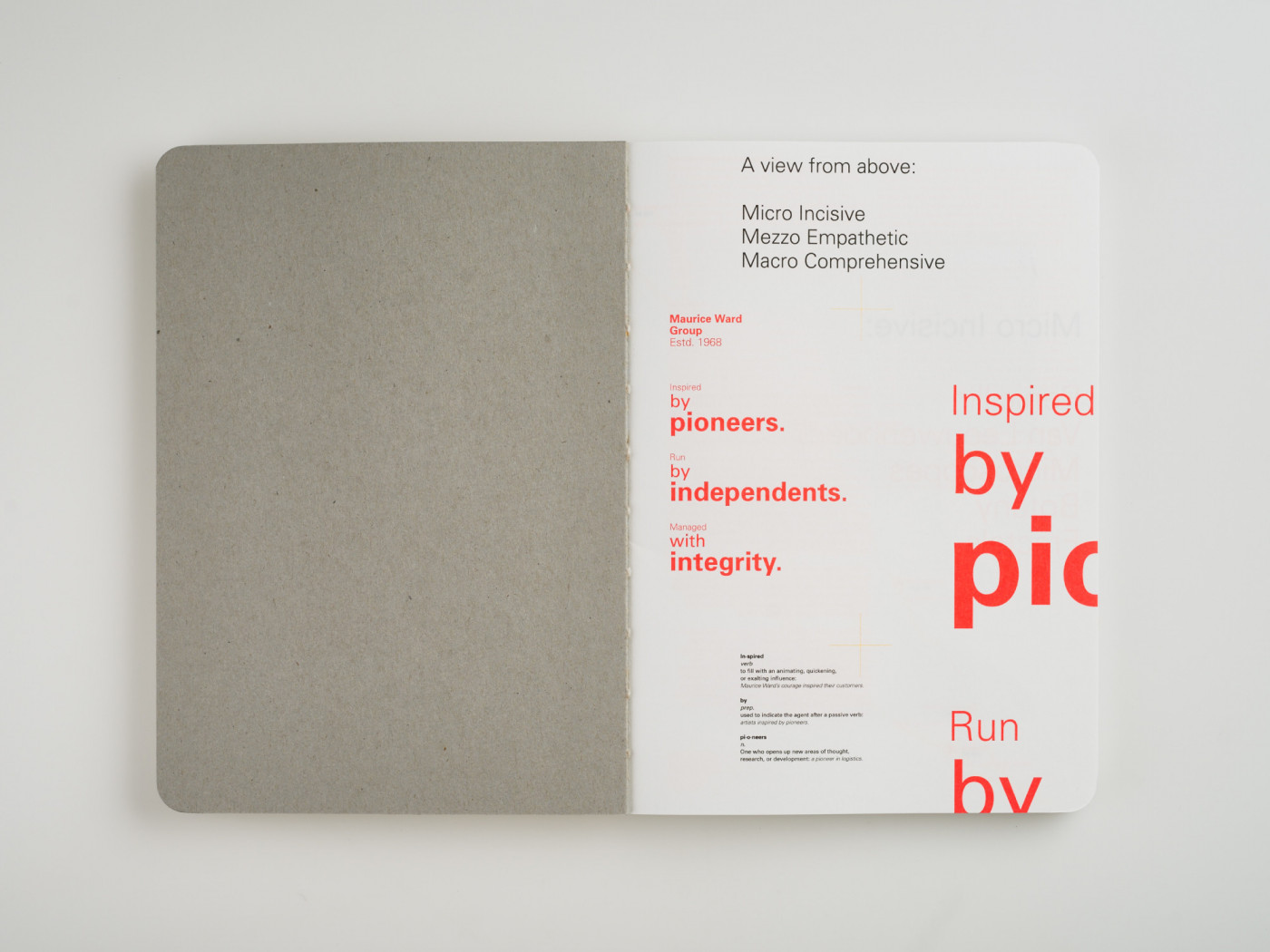 Maurice Ward Notebook – 100 Archive