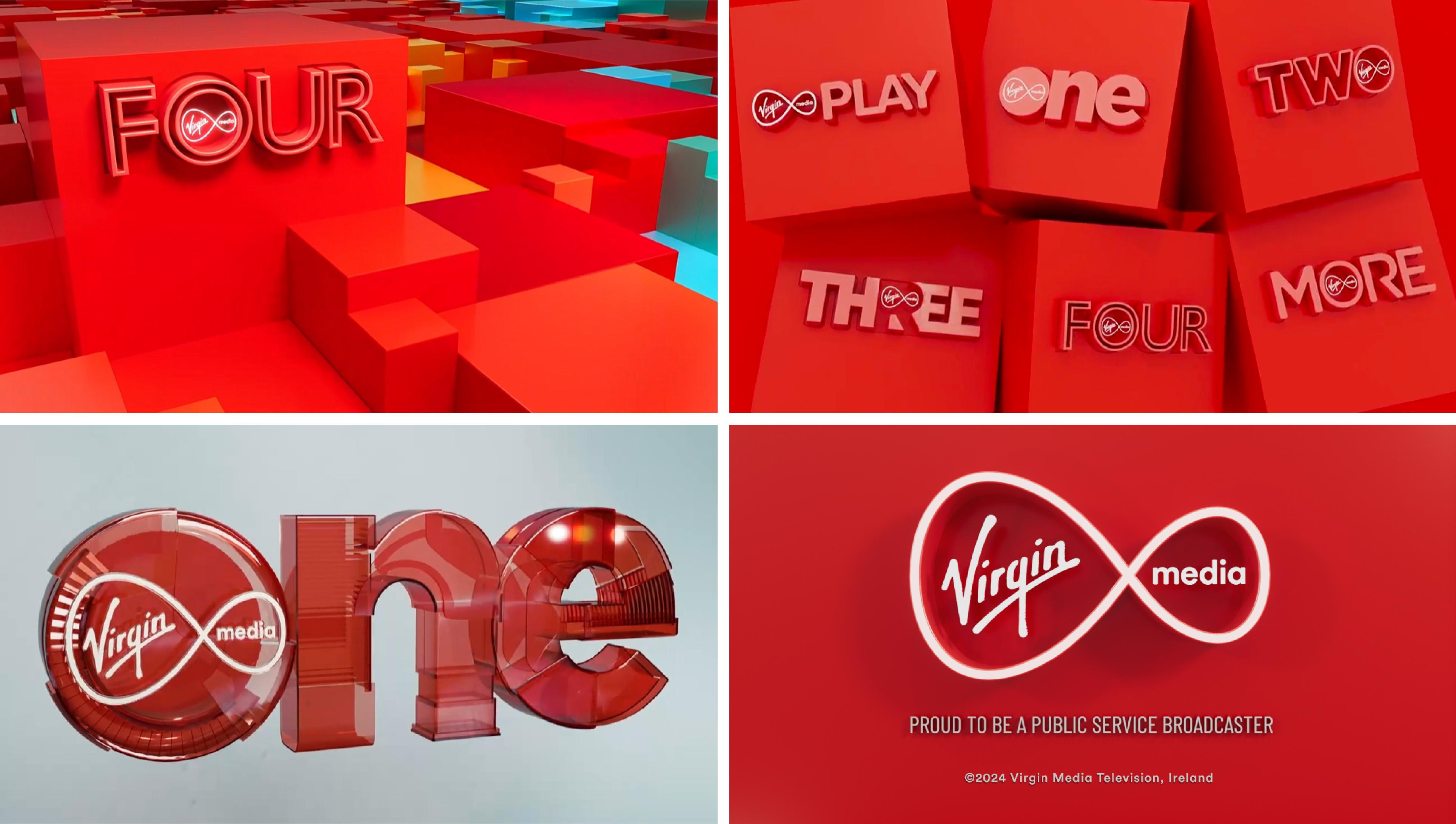 Virgin Media Television Channel Rebrand – 100 Archive
