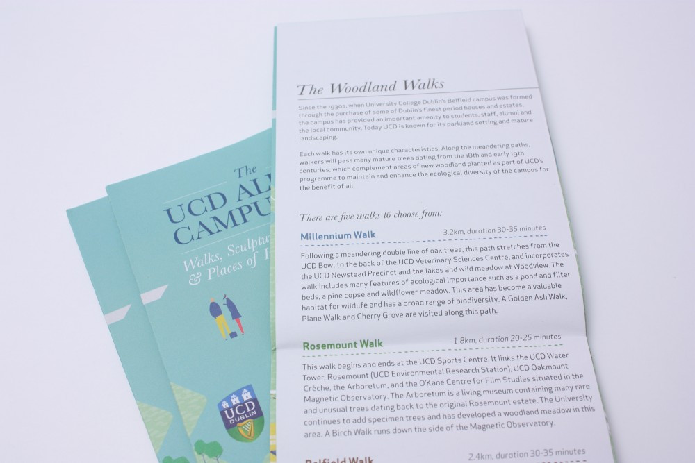 UCD Campus Walking Trails Map (2011) – 100 Archive