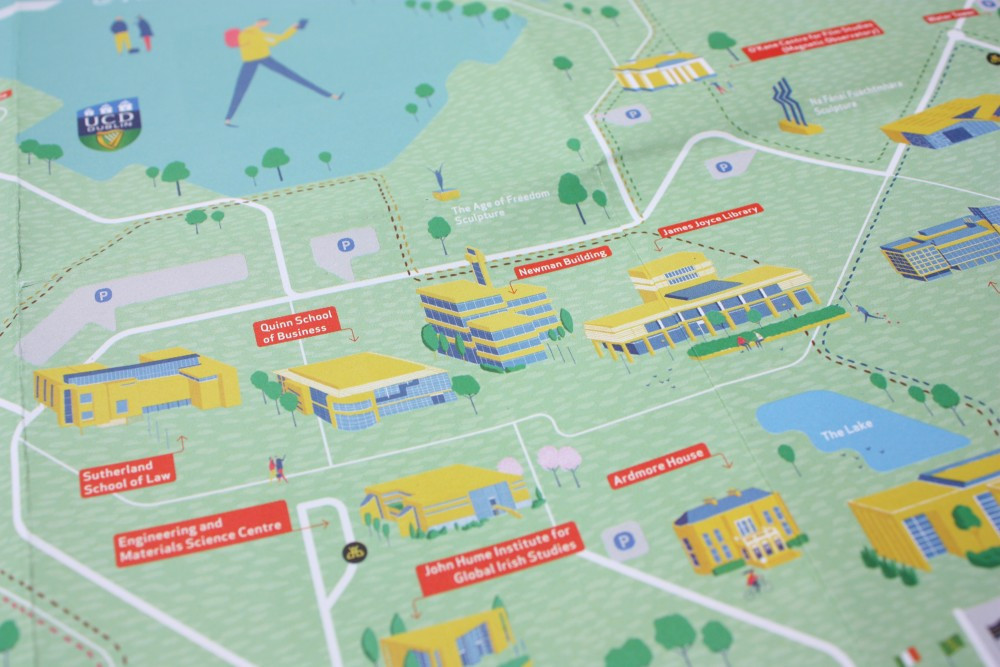 UCD Campus Walking Trails Map (2011) – 100 Archive
