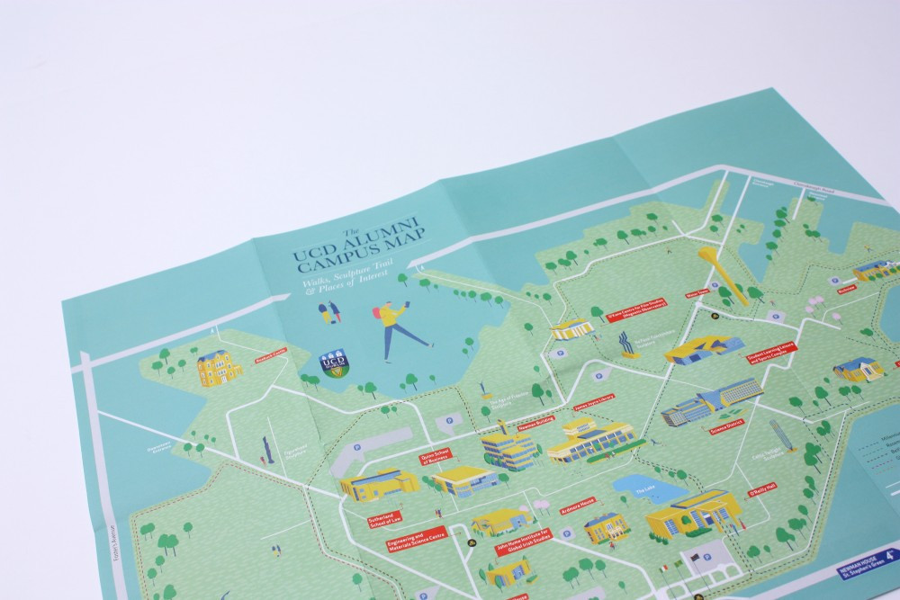 UCD Campus Walking Trails Map (2011) – 100 Archive