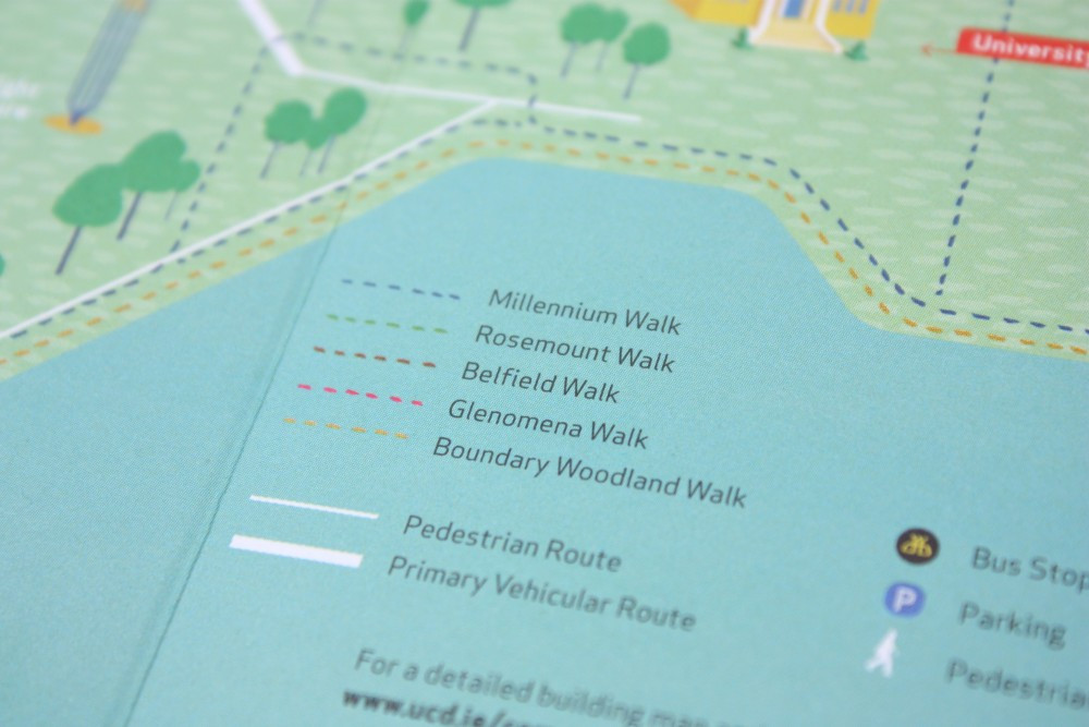 UCD Campus Walking Trails Map (2011) – 100 Archive