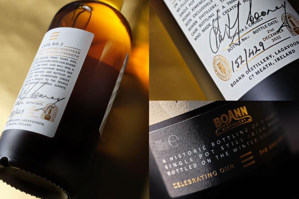 Boann Solstice Single Pot Still Whiskey – 100 Archive
