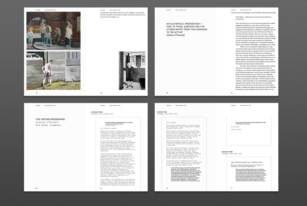 Citizen Artist 2016—2018 – 100 Archive