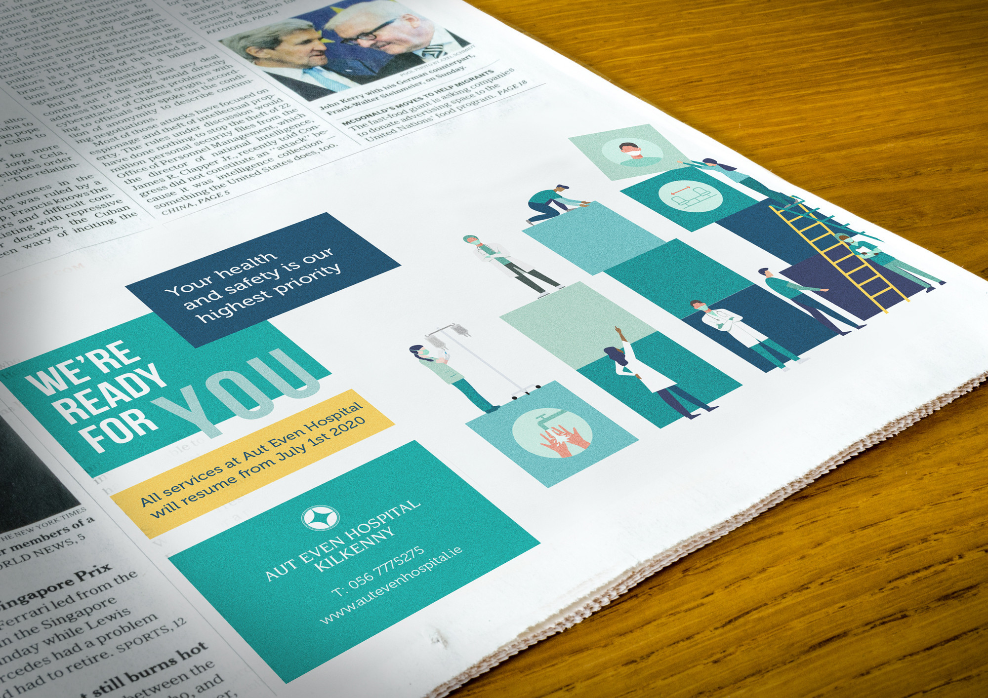 Aut Even Hospital – Reopening Campaign – 100 Archive