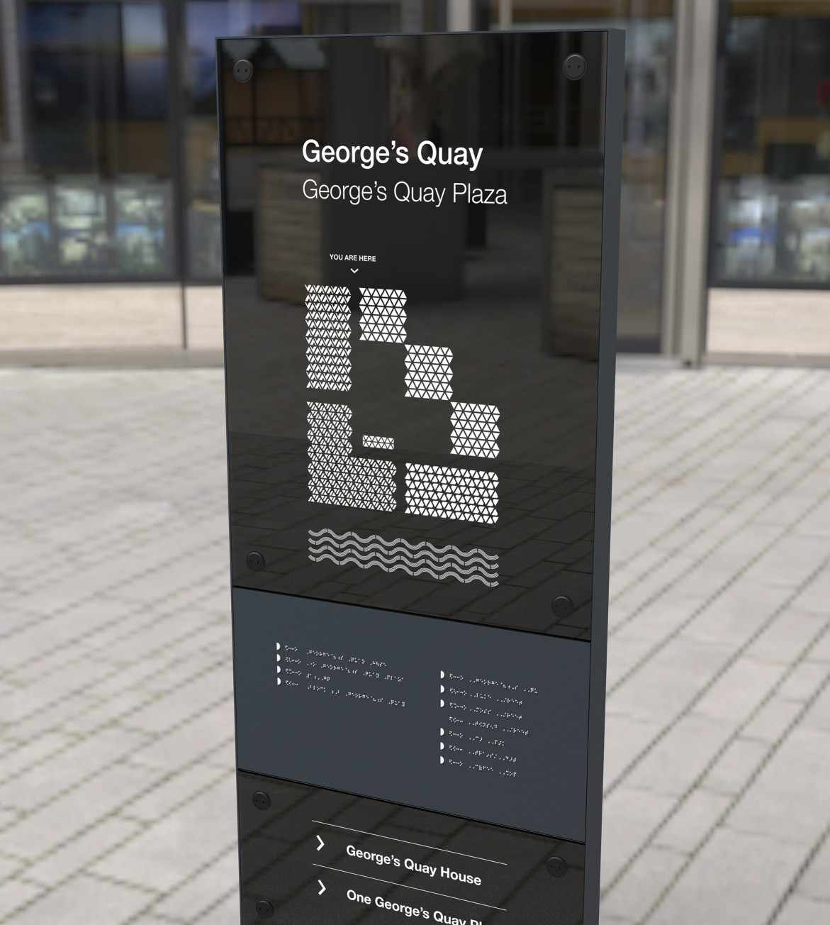 George’s Quay Public Realm—Signage & Wayfinding – 100 Archive
