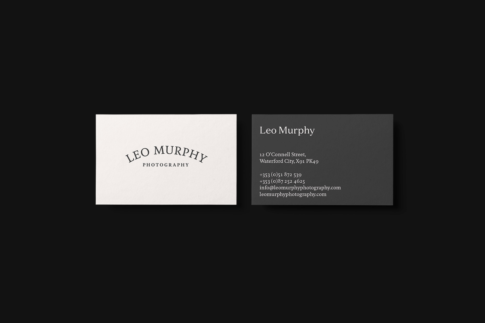 Leo Murphy Photography Brand Identity and Website – 100 Archive