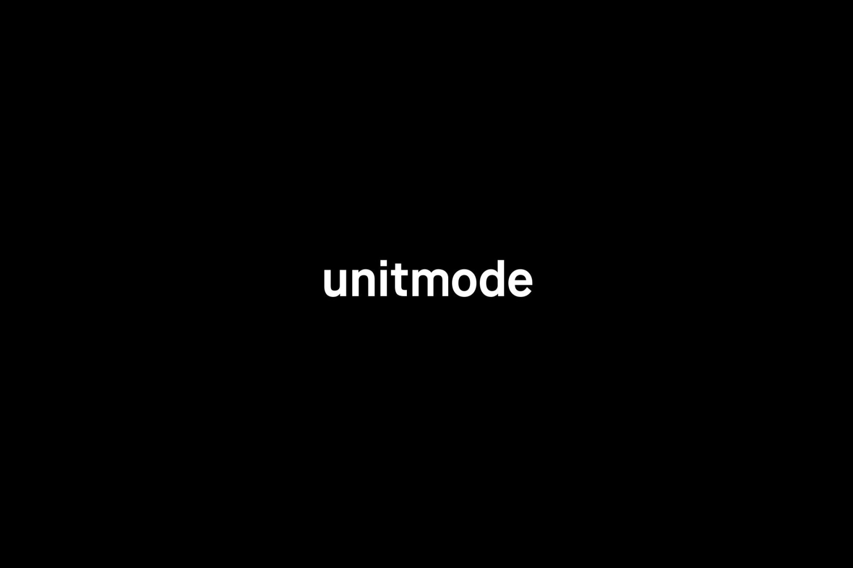 Unitmode Brand Identity – 100 Archive