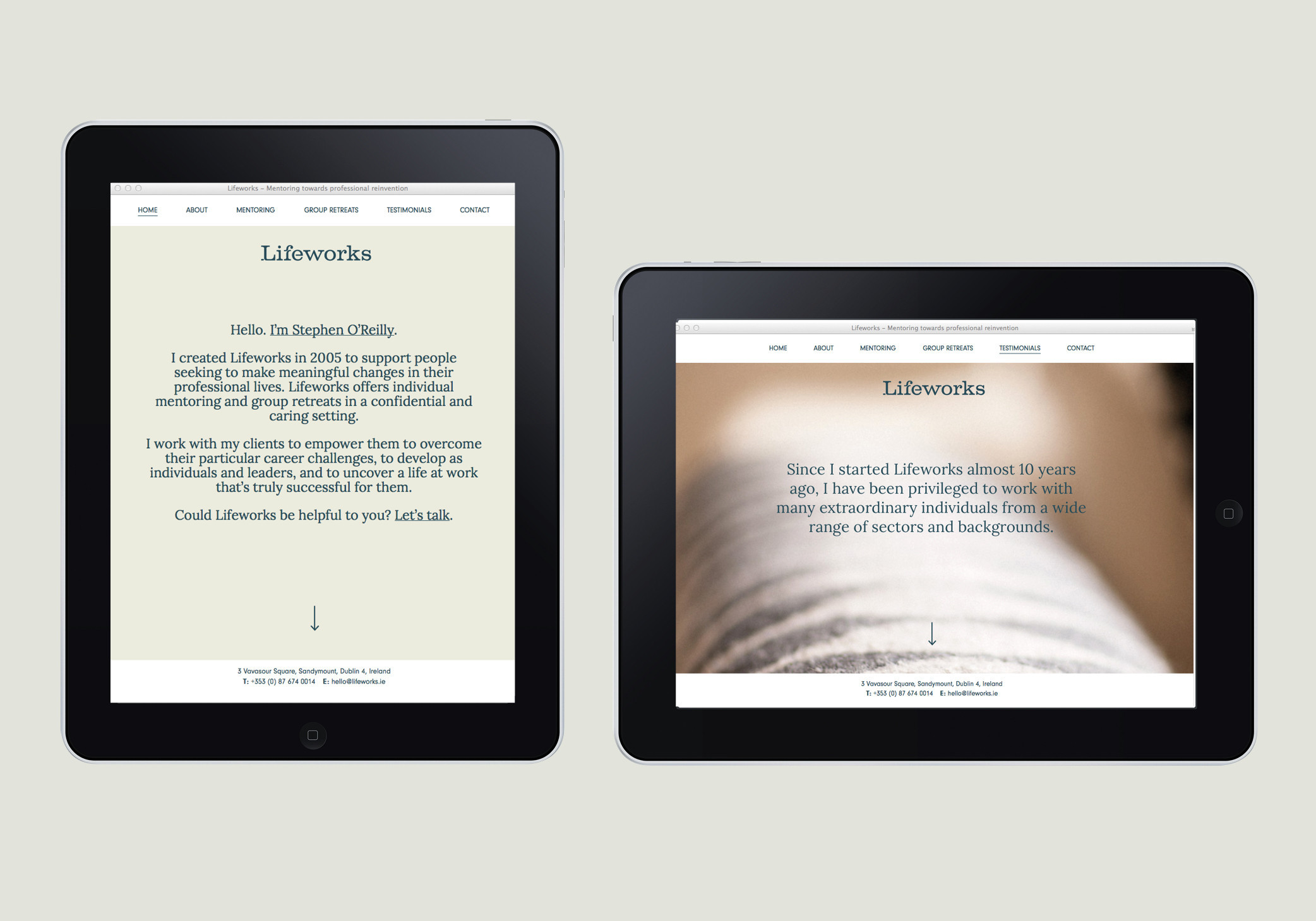 Lifeworks Website – 100 Archive
